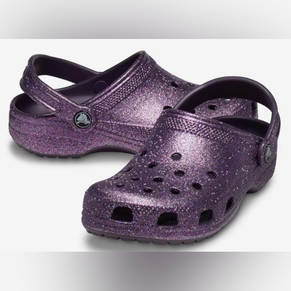 CROCS | Shoes | Crocs Classic Space Glitter Clog | Poshmark